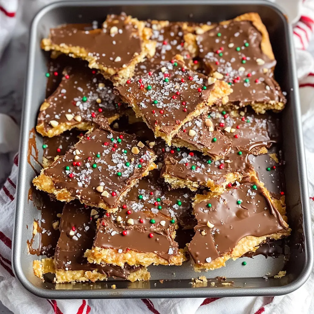 Best Easy Christmas Crack Recipe - Quick Cracker Toffee - Slam Recipes